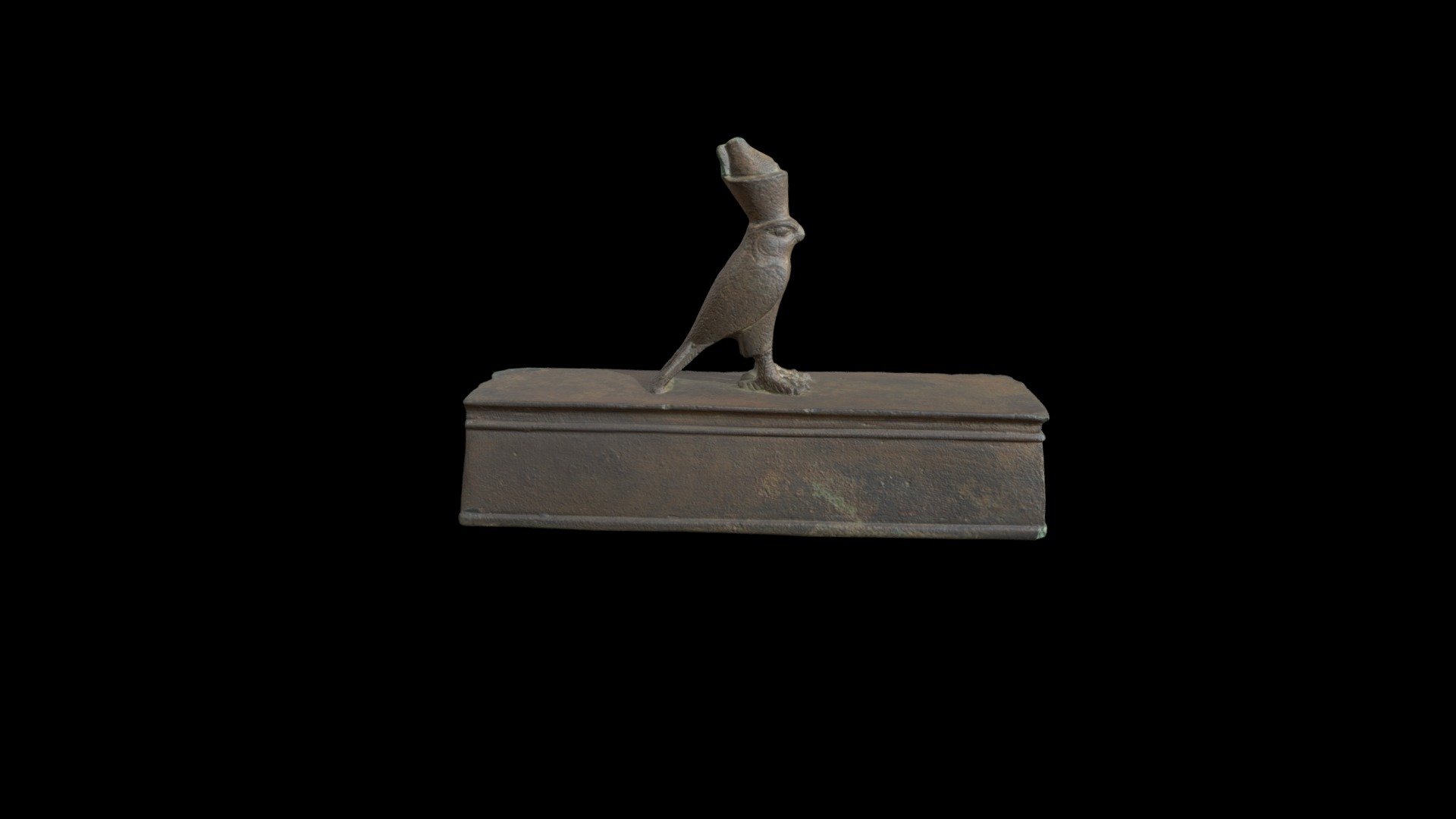 Animal Coffin with Horus figurine - 3D model by Harvard Museum of the ...