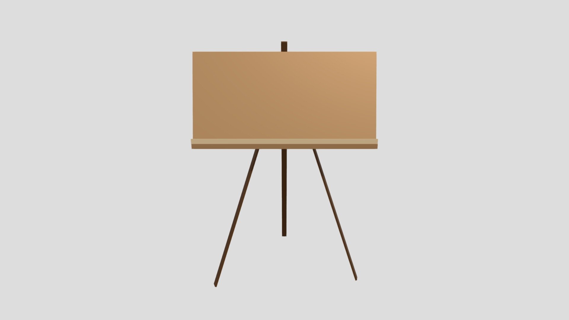 Easel - Download Free 3D model by nicky_ole [e474fbd] - Sketchfab