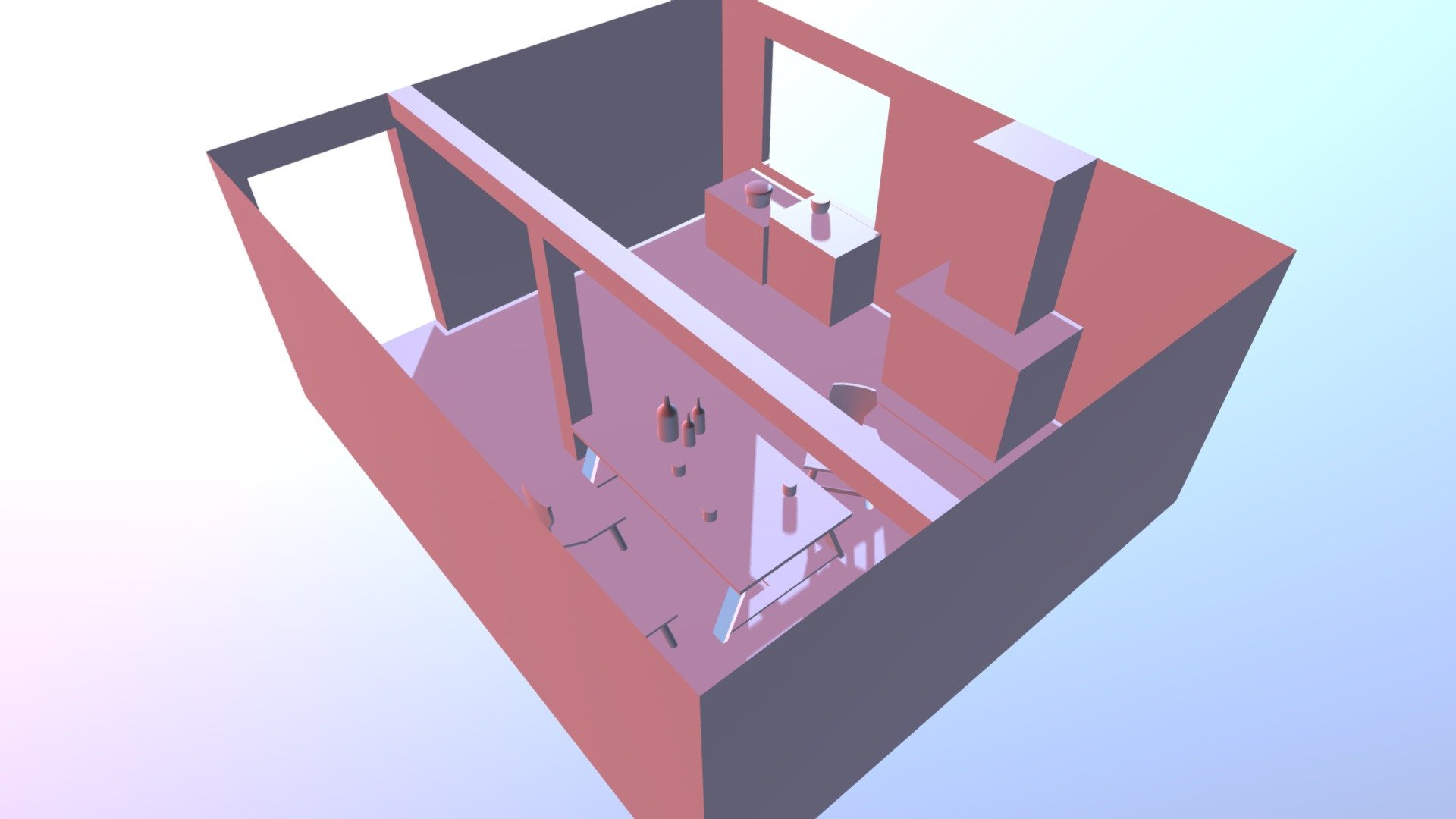 Cabin Blockout - Download Free 3D model by awramos [e47637b] - Sketchfab