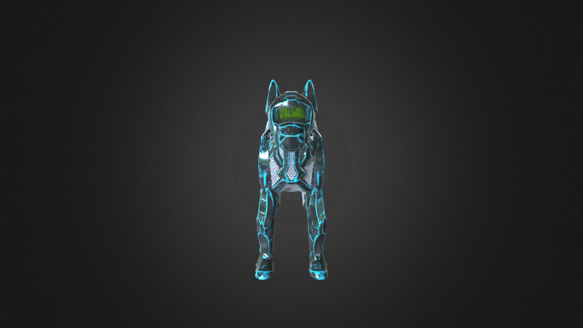 Dog sci fi - 3D model by Buryachek.Dima [e4771b2] - Sketchfab