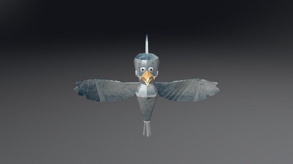 Birdbot - 3D model by Ana Eusse (@anaeusse) [e4774fd] - Sketchfab