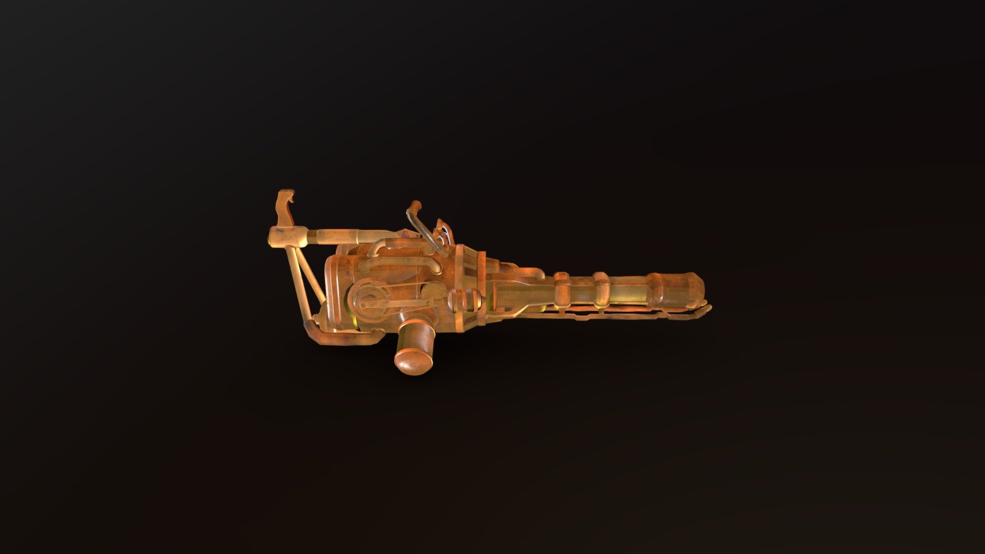 Steampunk Flamethrower - 3D model by Birk32400 [e4777c0] - Sketchfab