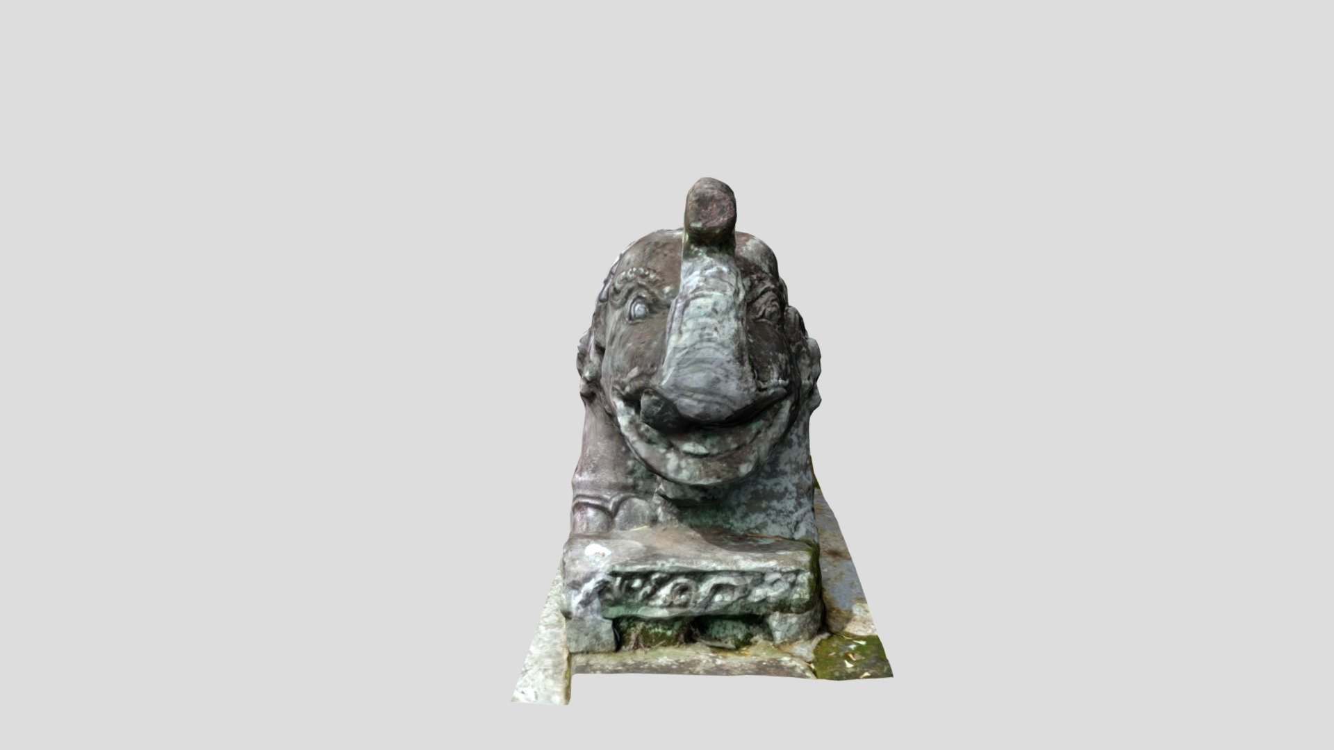 Patung Gajah - Download Free 3D model by nusaheritage.id (@nusaheritage ...