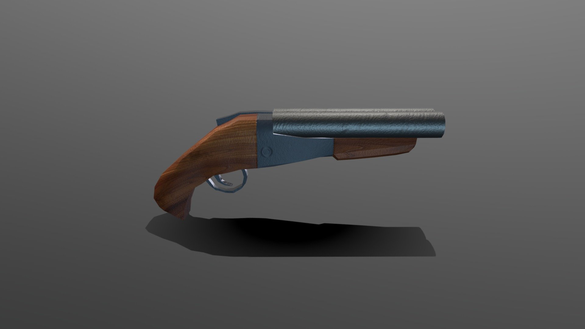 Shotgun lowpoly - 3D model by Miwe [e478f58] - Sketchfab
