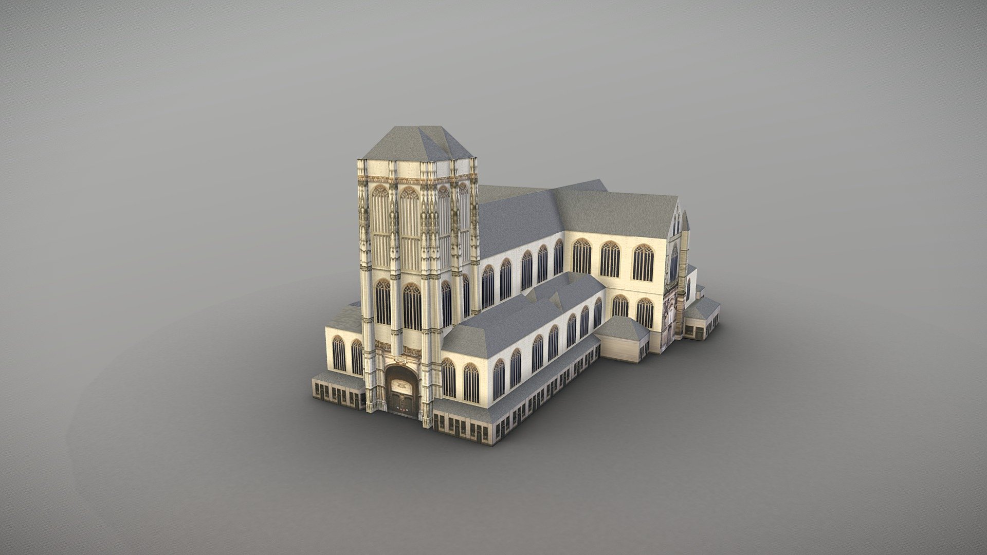 Antwerp Jacobskerk - 3D model by Phuc Nguyen (@phucn) [e47a688] - Sketchfab