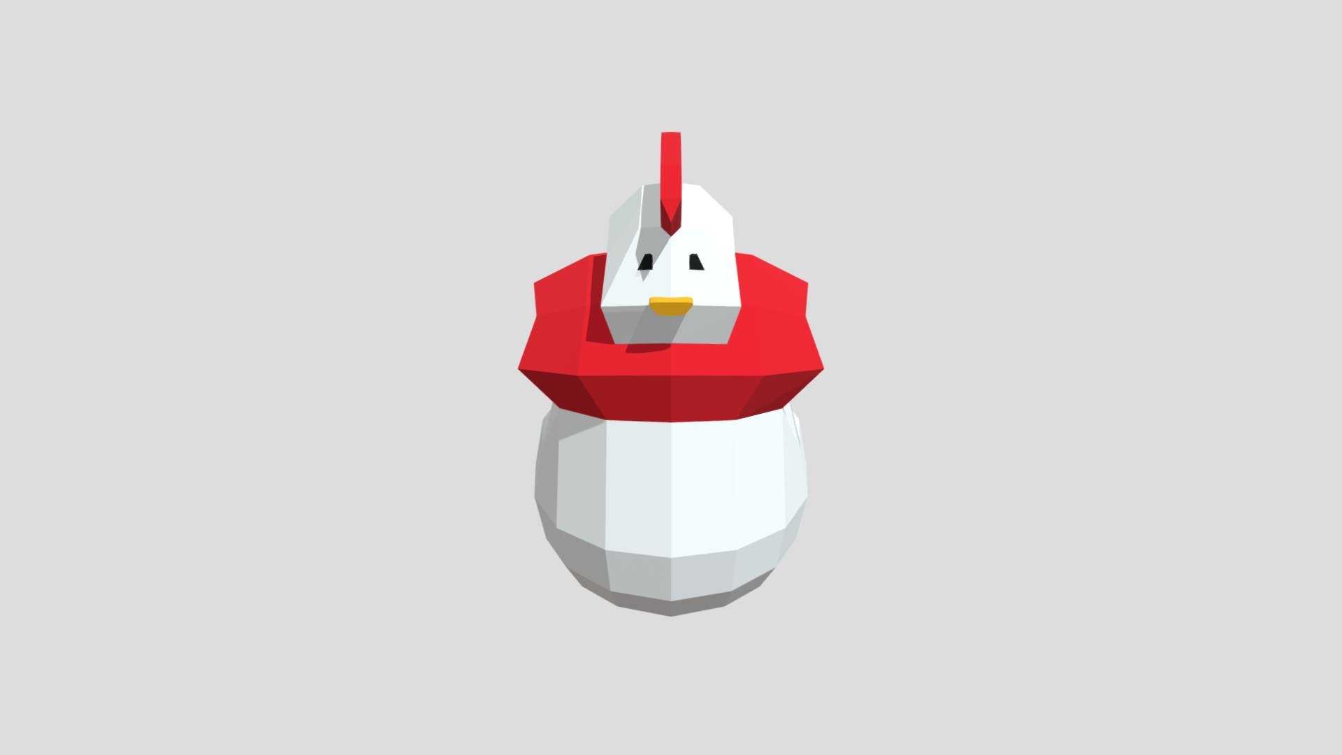 Low Poly Chicken - Download Free 3D model by MithunanJ [e47cba5 ...