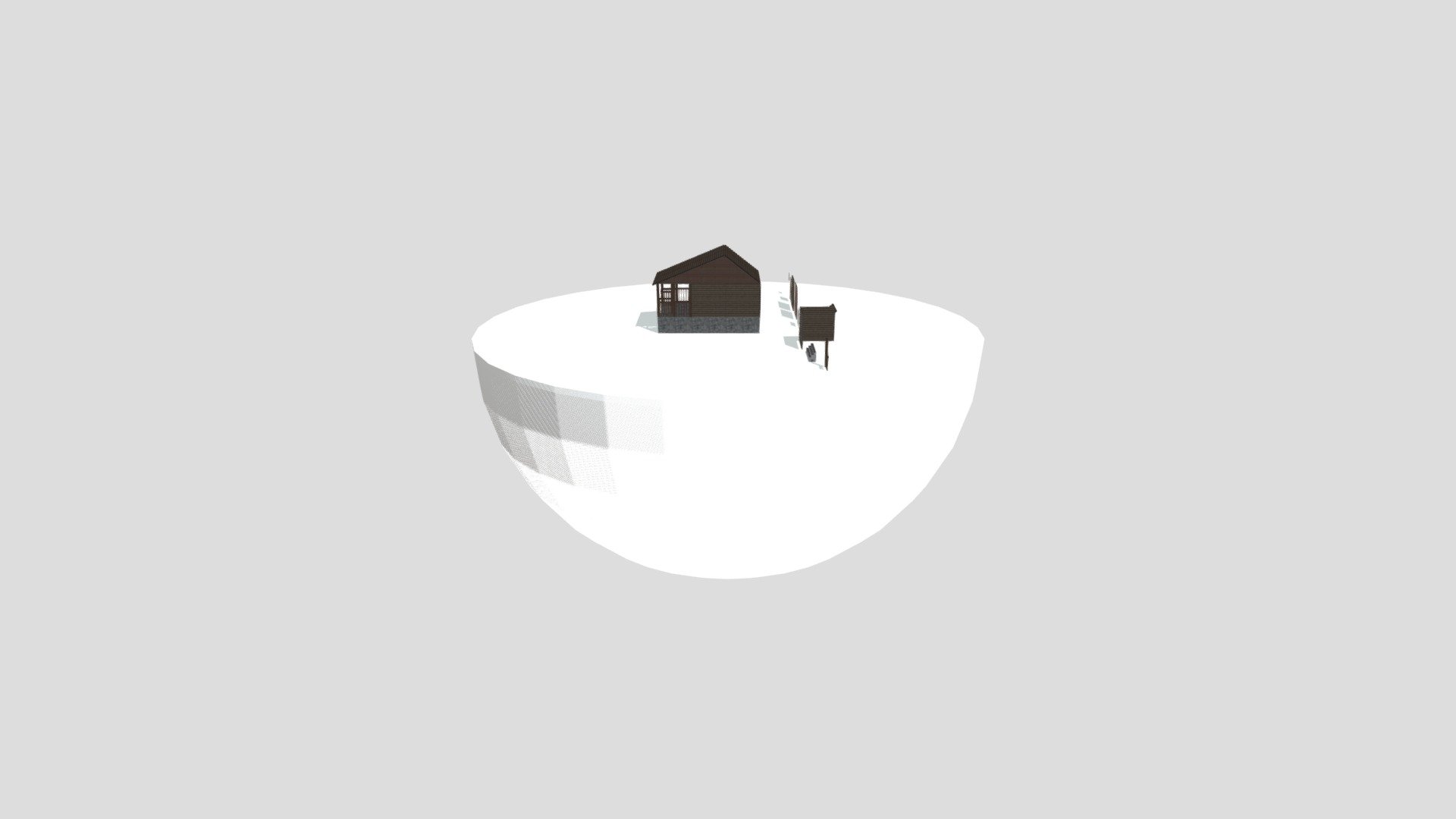Wood Cabin Modular Pack - (1st Year Project) - 3D model by Elliot ...