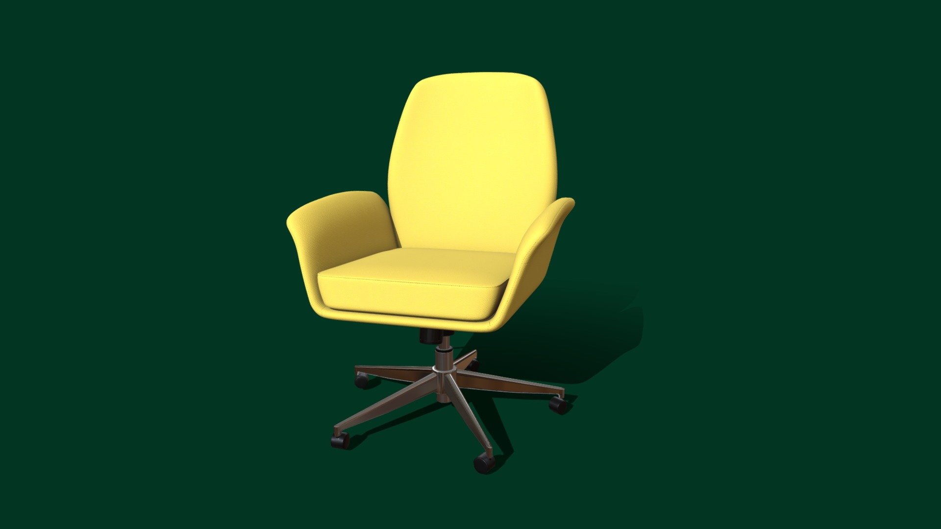 Revolving Chair - Buy Royalty Free 3D model by omkarb (@omkarbonline ...