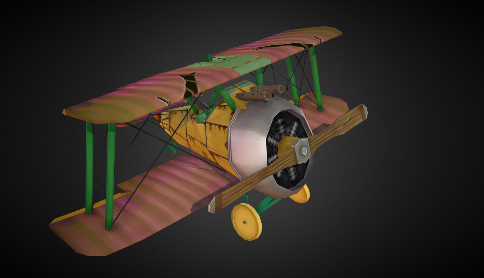 WW1 Plane - 3D model by KennyVanBosbeke (@Kenny.vb) [e47e8fc] - Sketchfab