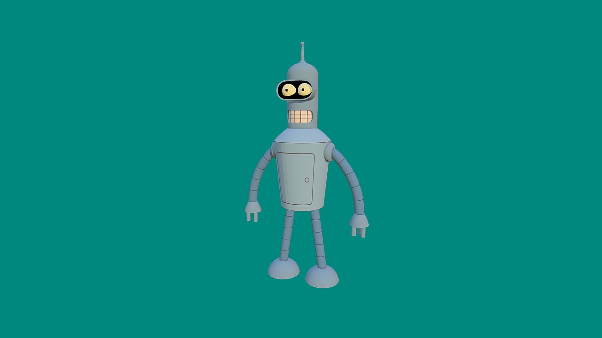 Bender [Futurama] - 3D model by Smidgens [e47f5b3] - Sketchfab