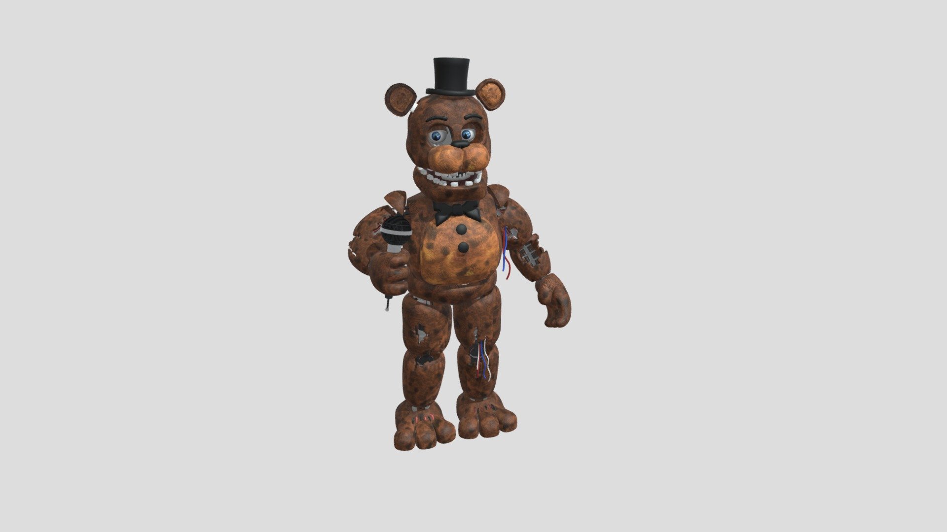 Withered Freddy Fazbear new - Download Free 3D model by dwall8611 ...
