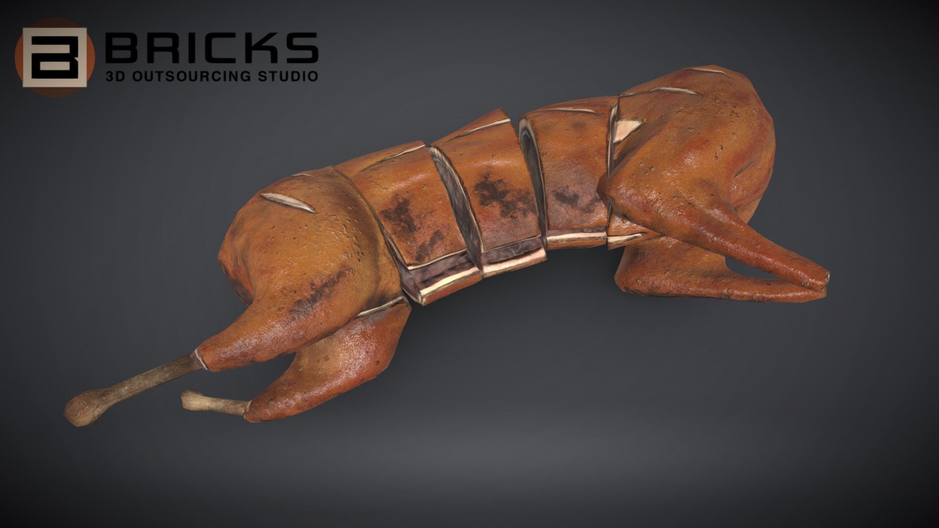 RabbitRoasting - Buy Royalty Free 3D model by Bricks Studio ...