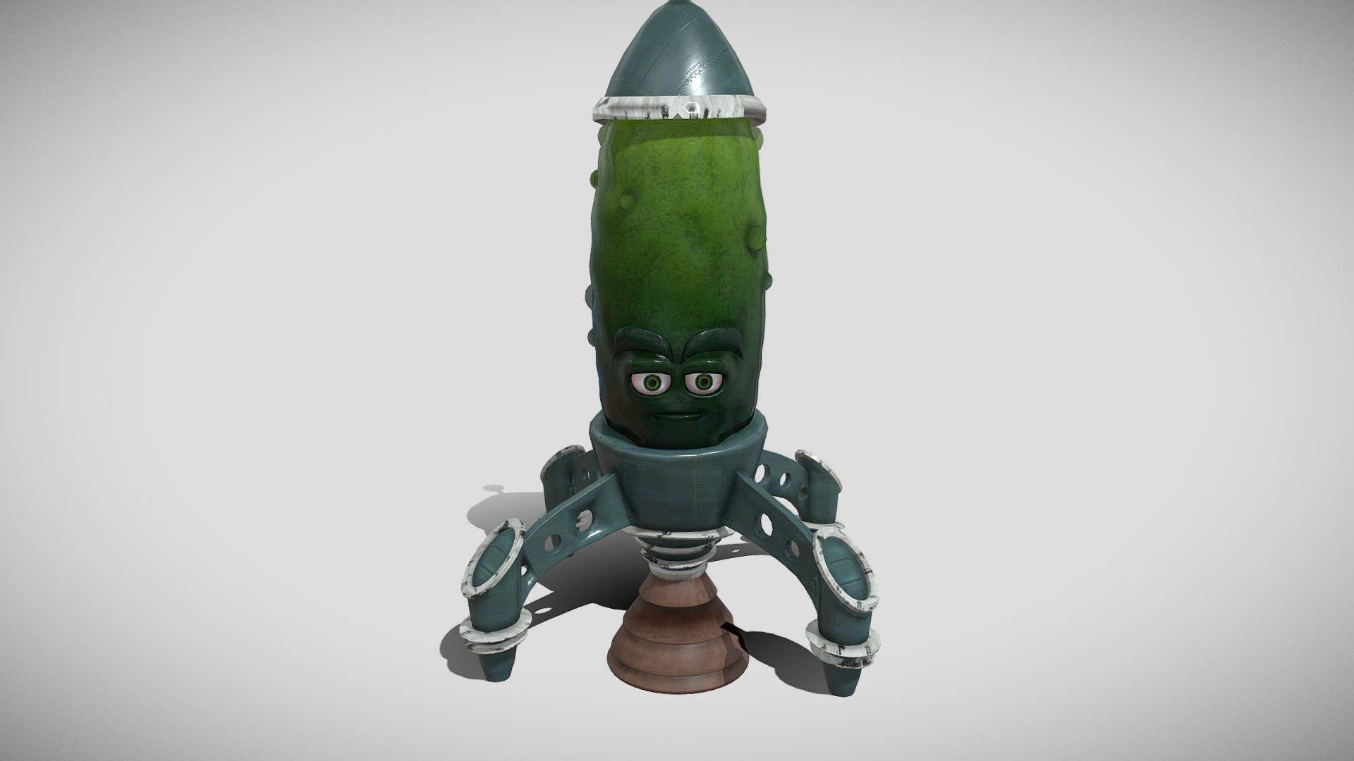 Tactical Cuke - PVZ GW-1 (Realtime Textures) - Download Free 3D model ...