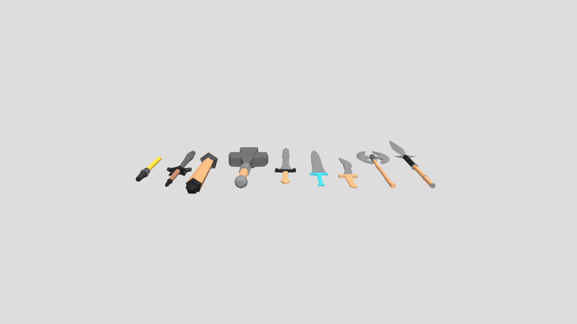 Low-Poly Armory - 3D model by DoubleBarrell [e48617c] - Sketchfab