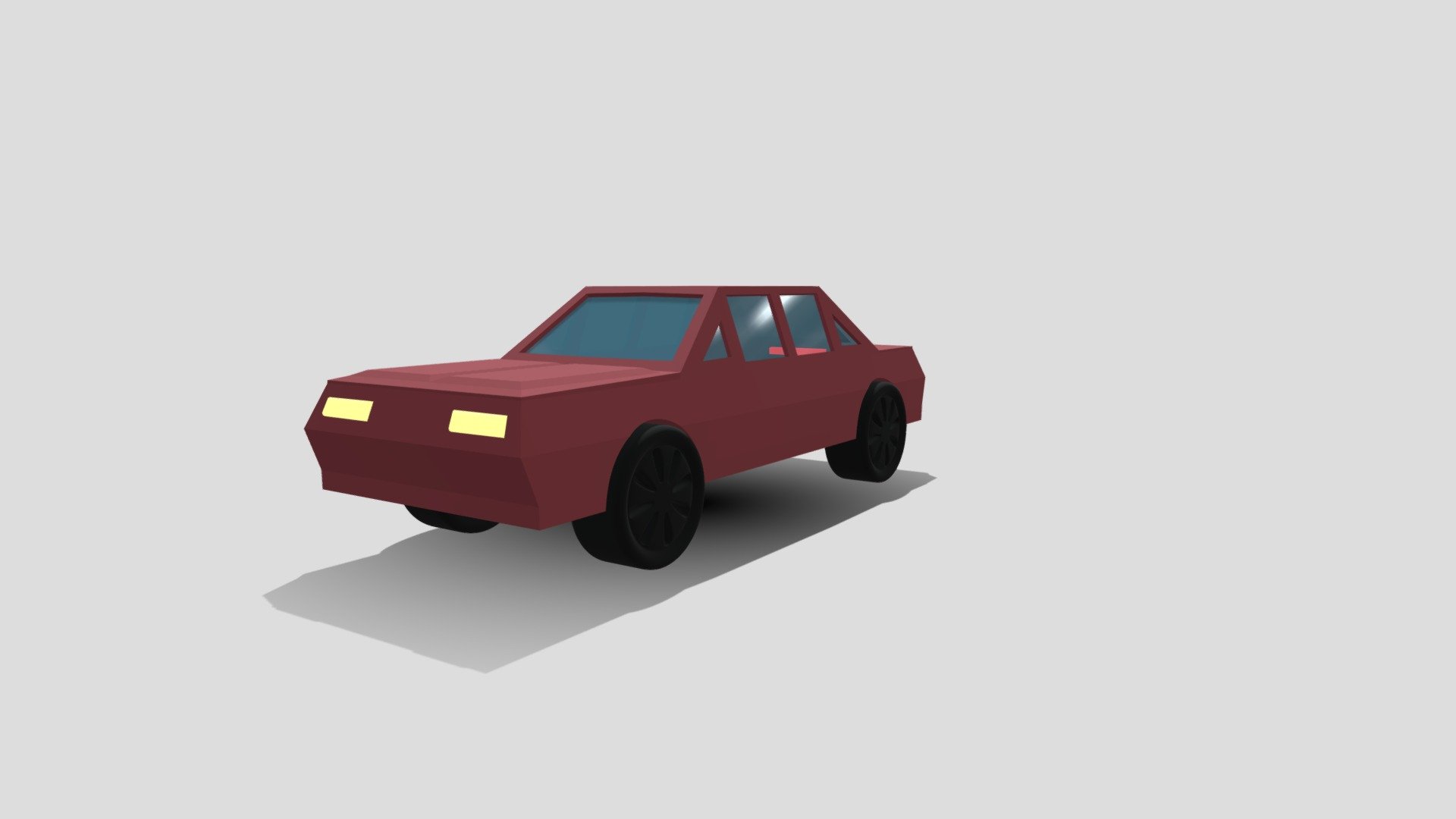 Low poly car - 3D model by Nizar Hasan (@nizarhasan) [e487f66] - Sketchfab