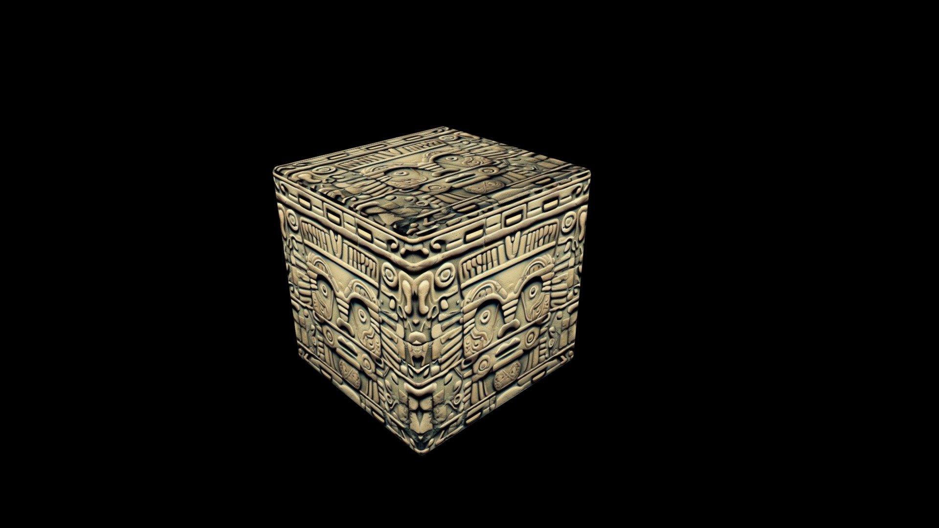 aztec block - Download Free 3D model by RenderX [e48844e] - Sketchfab