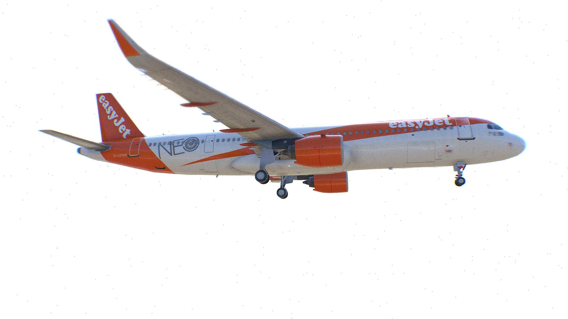 Airbus A321neo easyJet Airlines - Buy Royalty Free 3D model by Omni ...