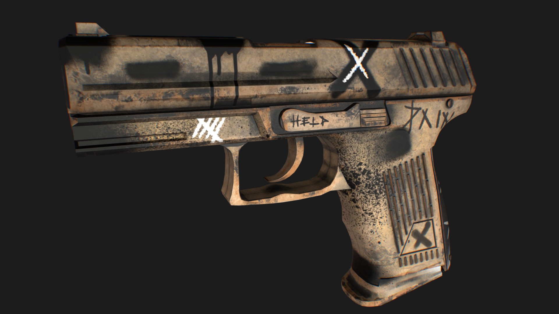 P2000 - Trench - 3D model by STXKER (@stoker) [e48a850] - Sketchfab