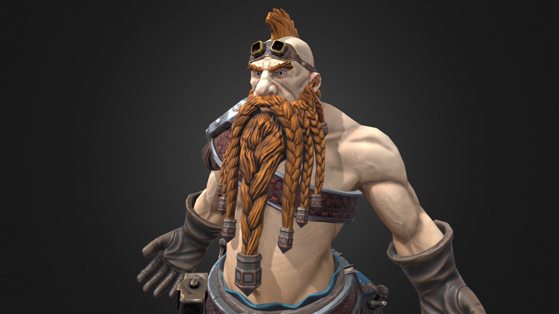 Dwarf Blacksmith - Download Free 3D model by JanPohl [e48bfff] - Sketchfab