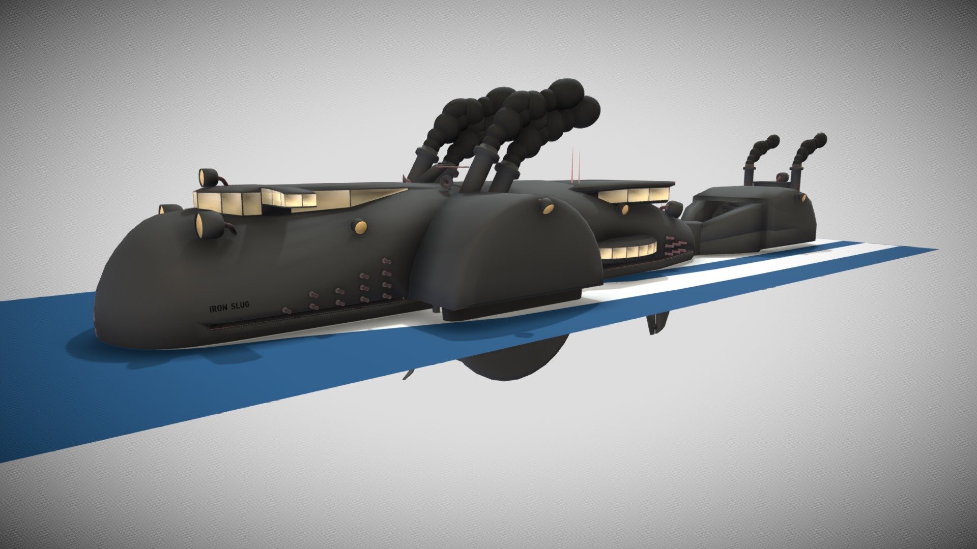 The Iron Slug - 3D model by WorldBuildingNonsense [e48f4aa] - Sketchfab