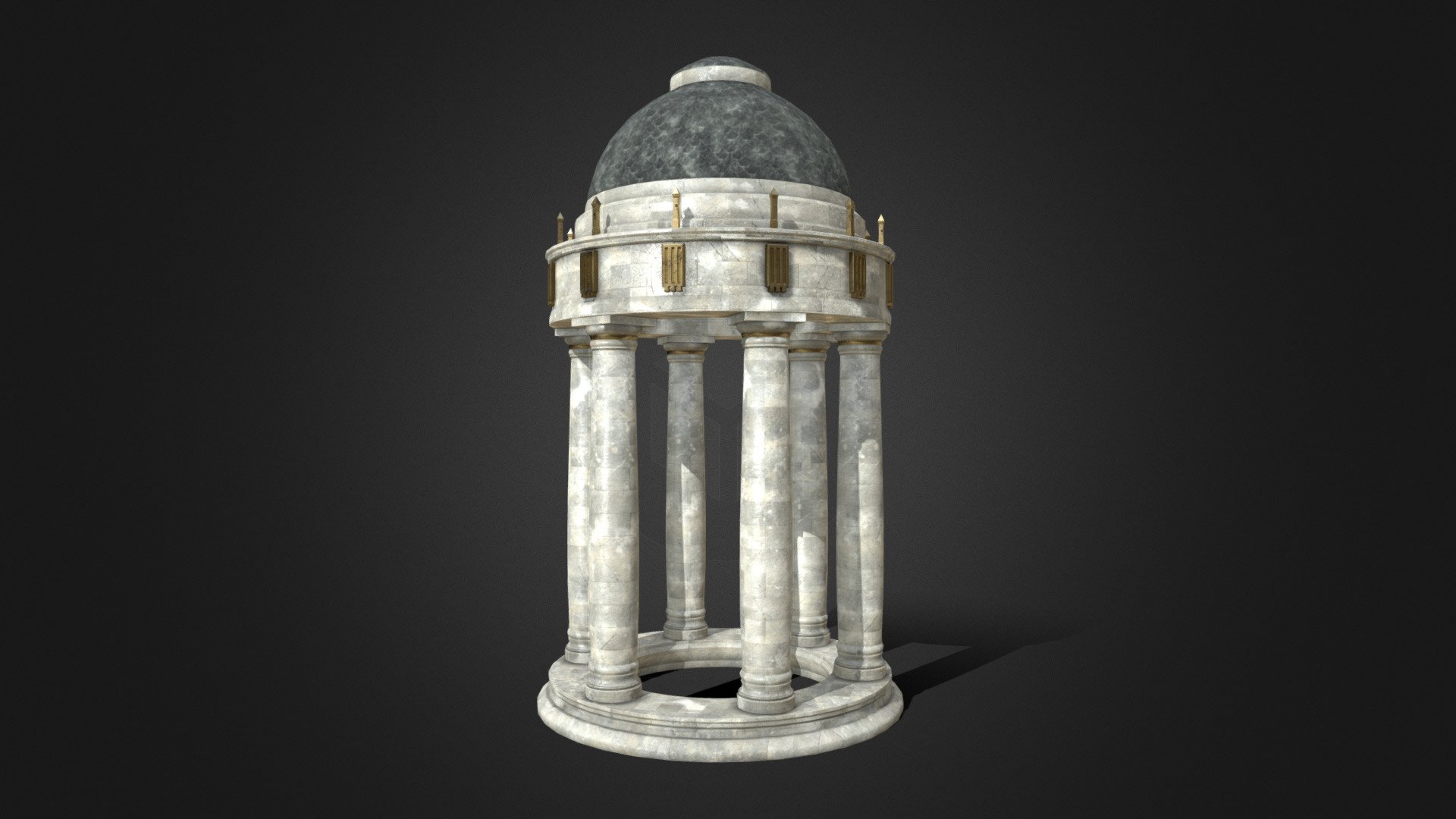 Noble Classicism Monument - Garden Folly - Download Free 3D model by ...