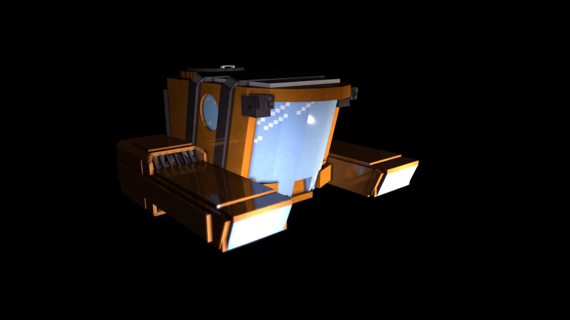 mini submarine low poly -blockbench (FREE) - Download Free 3D model by ...