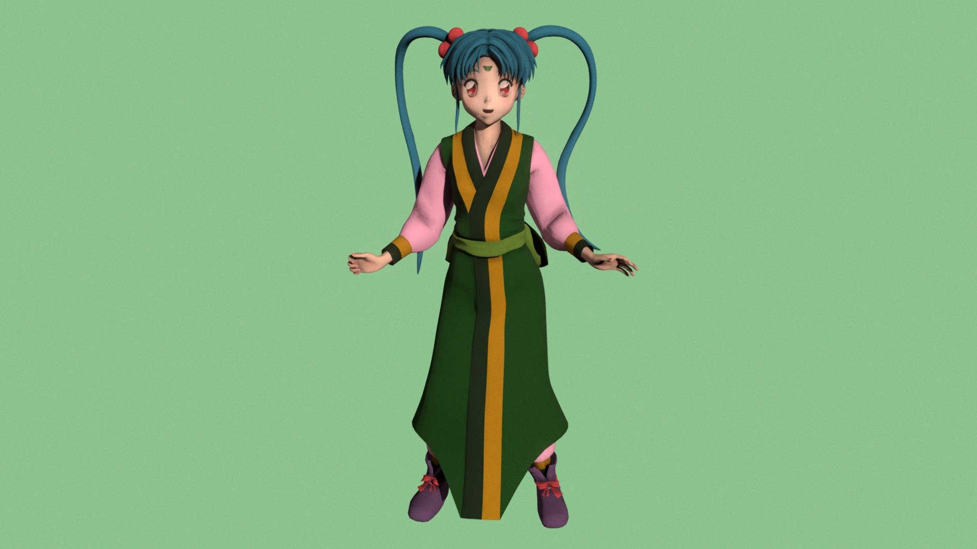 Sasami Masaki Jurai 01 - Buy Royalty Free 3D model by 3d Anime Girls ...