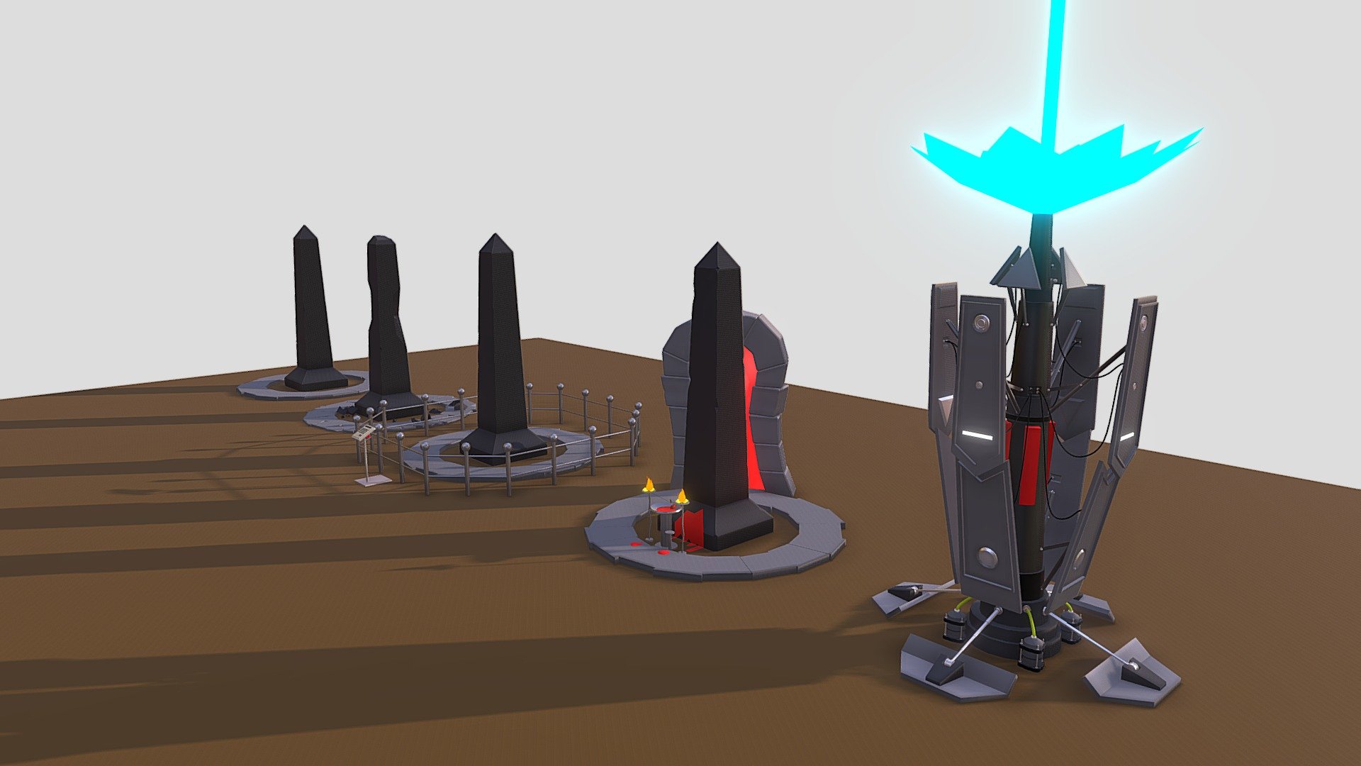 Obelisk 5 - Download Free 3D model by togle [e49285b] - Sketchfab