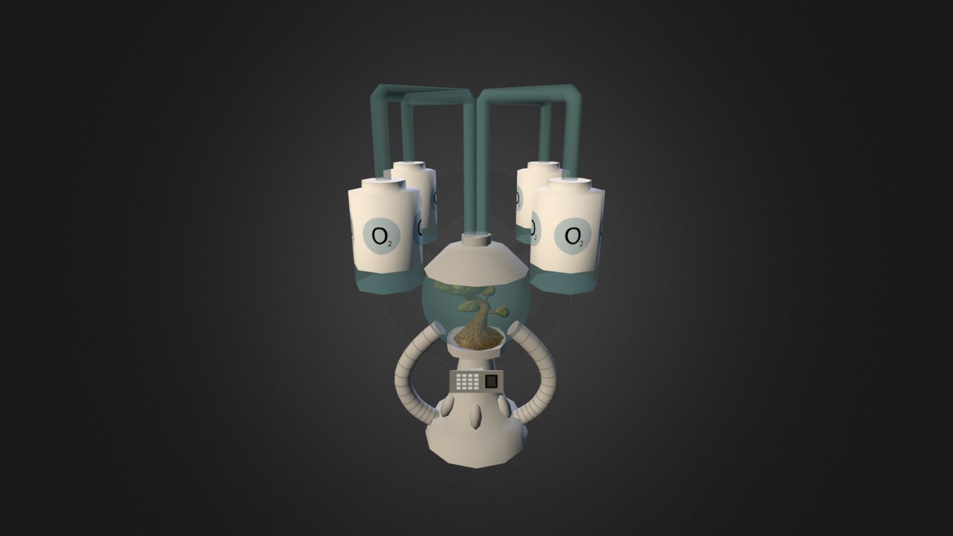 Oxigen System - 3D model by NinjaCodeStudio [e495e10] - Sketchfab