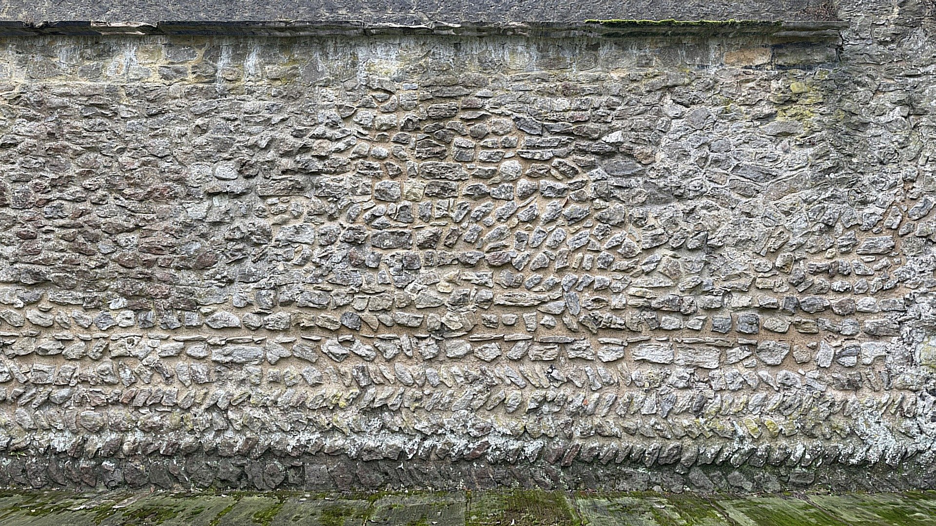 South Nave Aisle Wall, West Malling Abbey - 3D model by Kent ...
