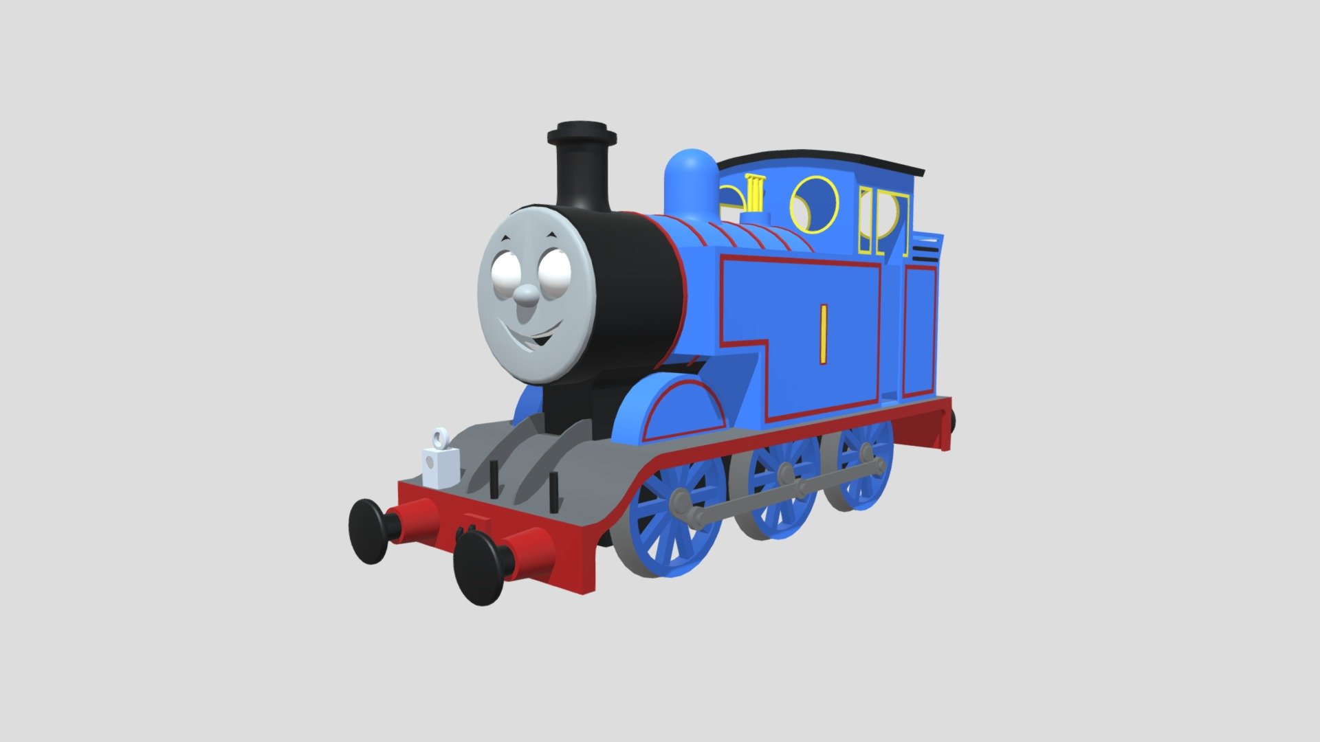 RWS Thomas The Tank Engine - Download Free 3D model by mrmrnaufal ...