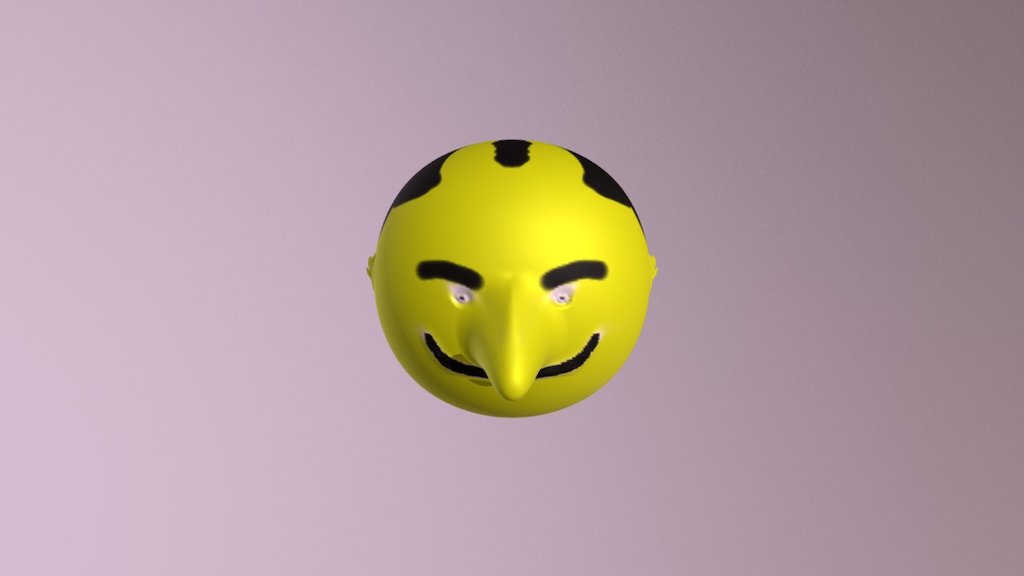 old smile face - Download Free 3D model by squishy [e4985df] - Sketchfab