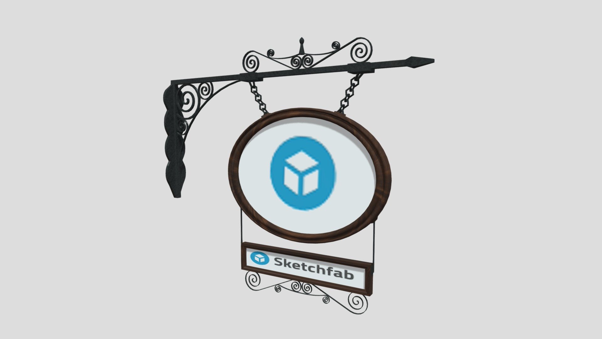 Hanging_Sign_002 - Download Free 3D model by Vinny Passmore ...