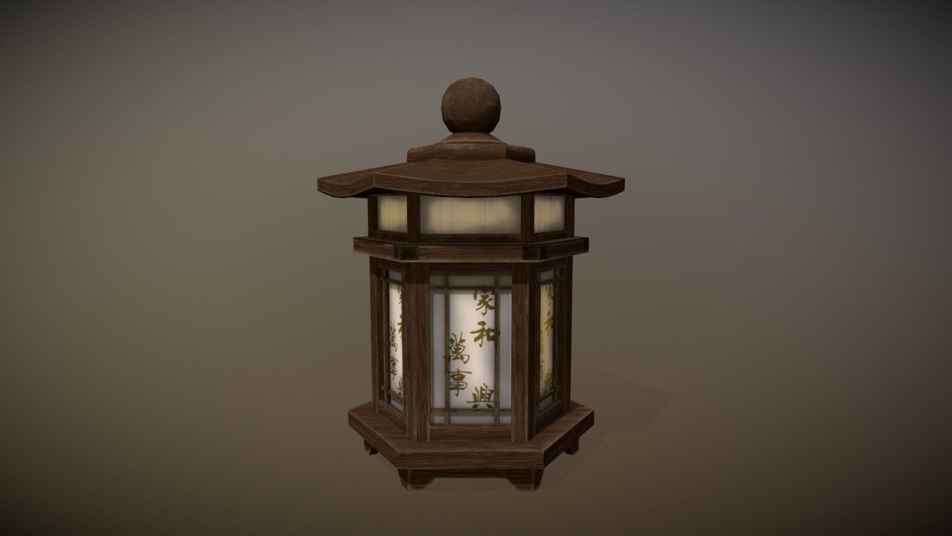Asian Lamp - 3D model by Jan Brodesser (@Jan_Brodesser) [e49b309 ...