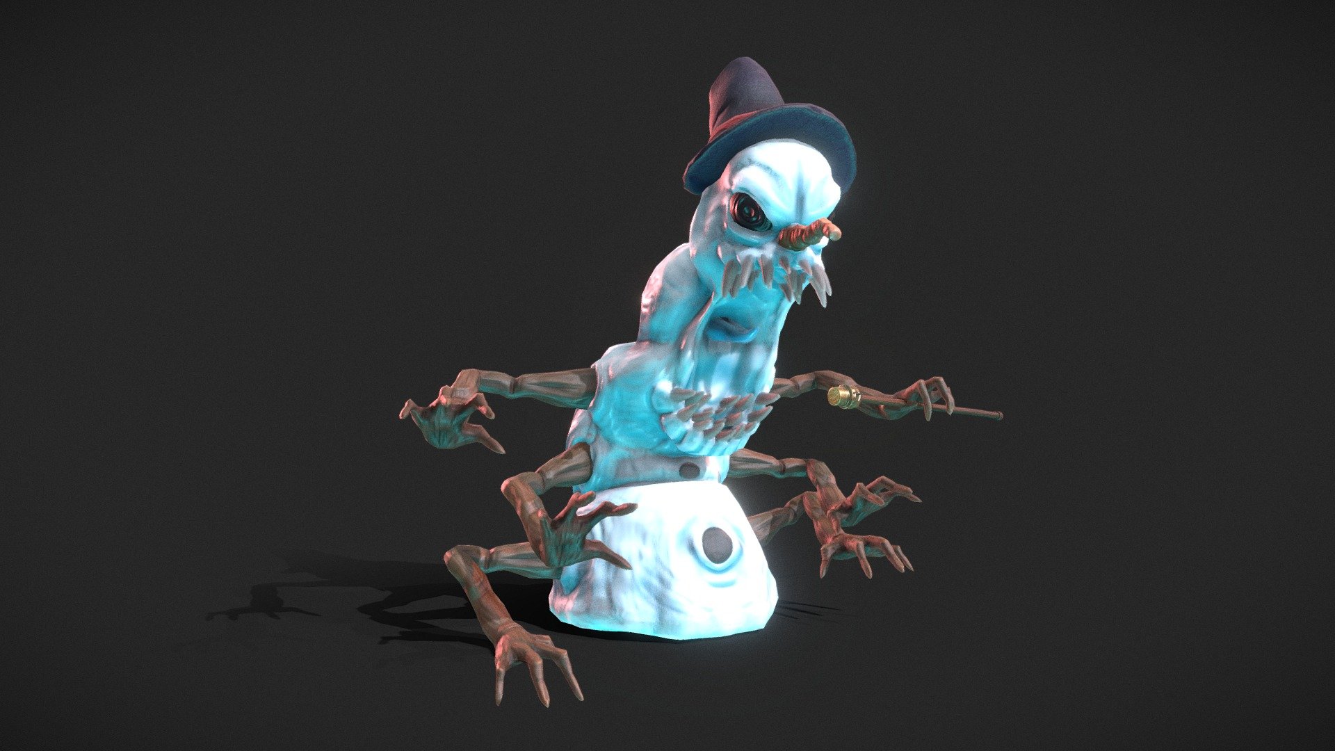 Snowman Monster - Download Free 3D model by Batuhan13 [e49e299] - Sketchfab