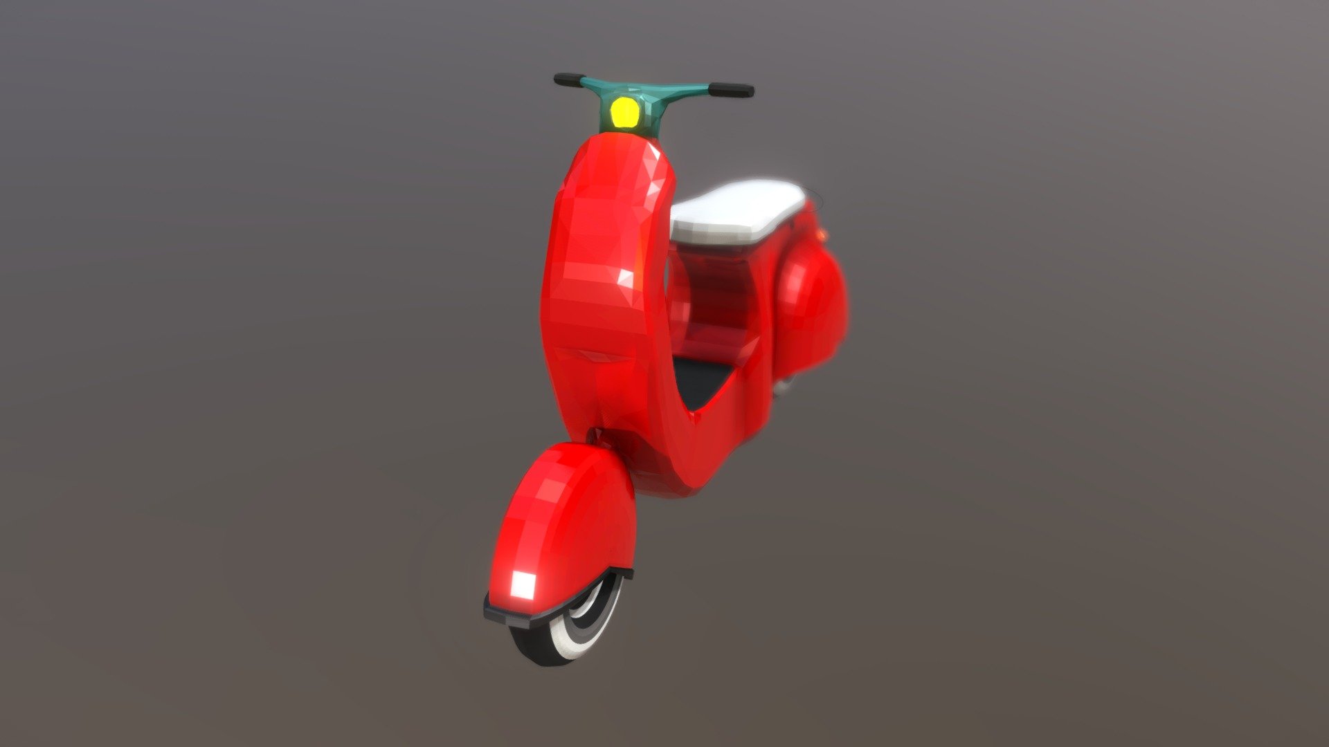 Low-Poly Scooter - 3December - Download Free 3D model by Šimon Ustal ...