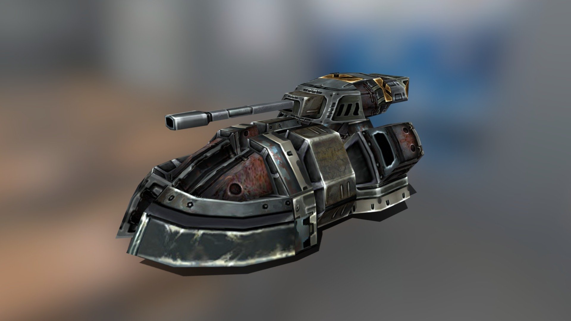3DRT - Sci-fi Hover tank - 01 - 3D model by 3DRT.com [e49ebe4] - Sketchfab