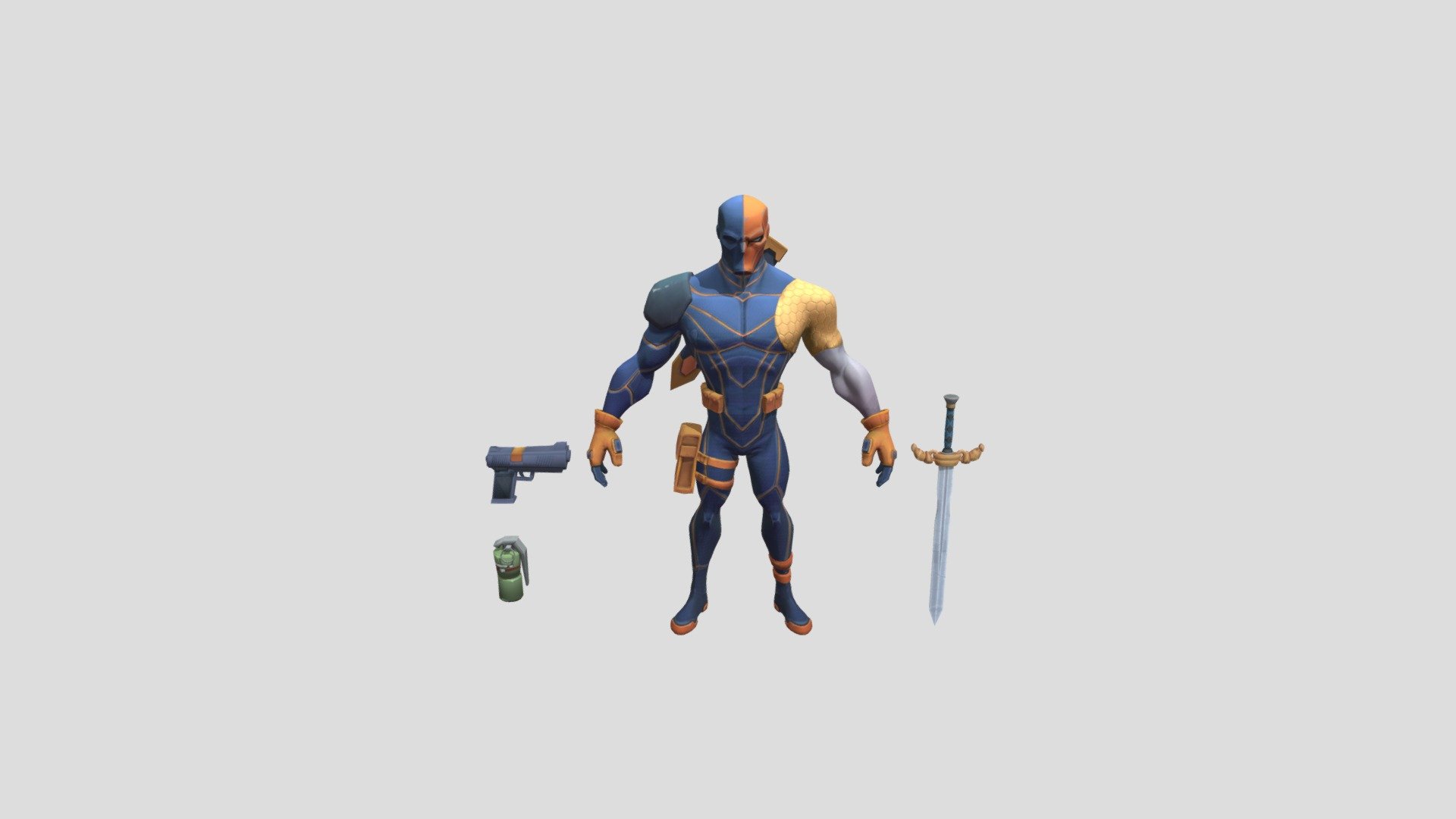 Deathstroke(YT) - Download Free 3D model by 3D MODELS (@3dworldz ...