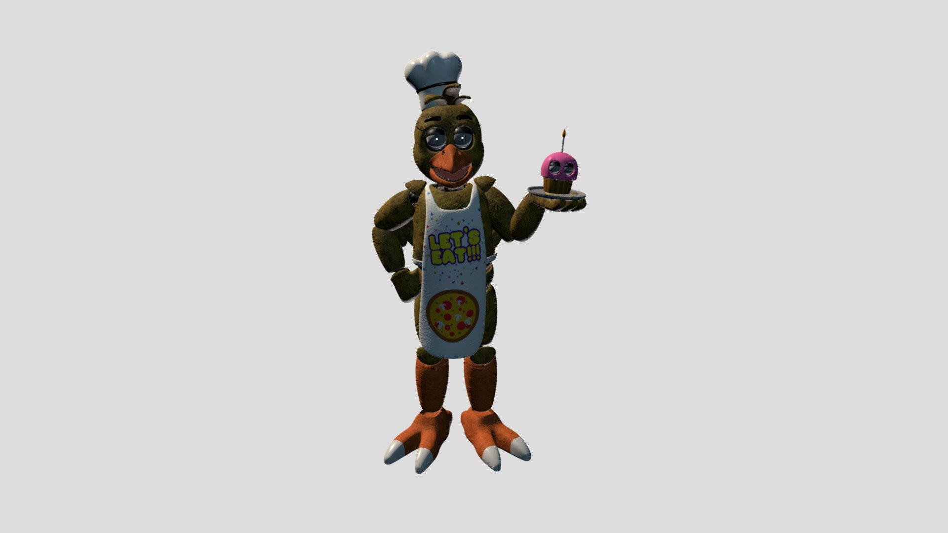 Classic Chica - 3D model by Eire [e4a0081] - Sketchfab