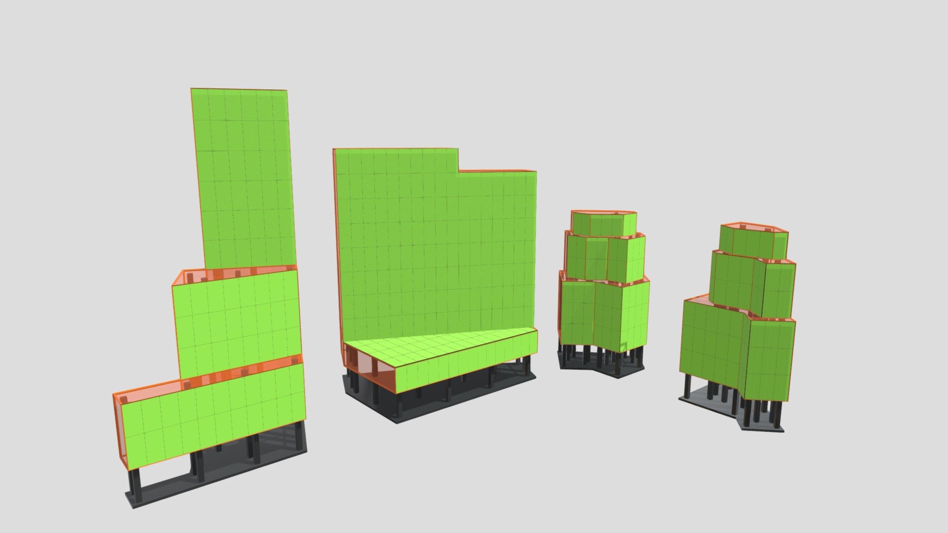 12 Oct - LED WALL AREA - 3D model by Angela.BuBu [e4a14f8] - Sketchfab