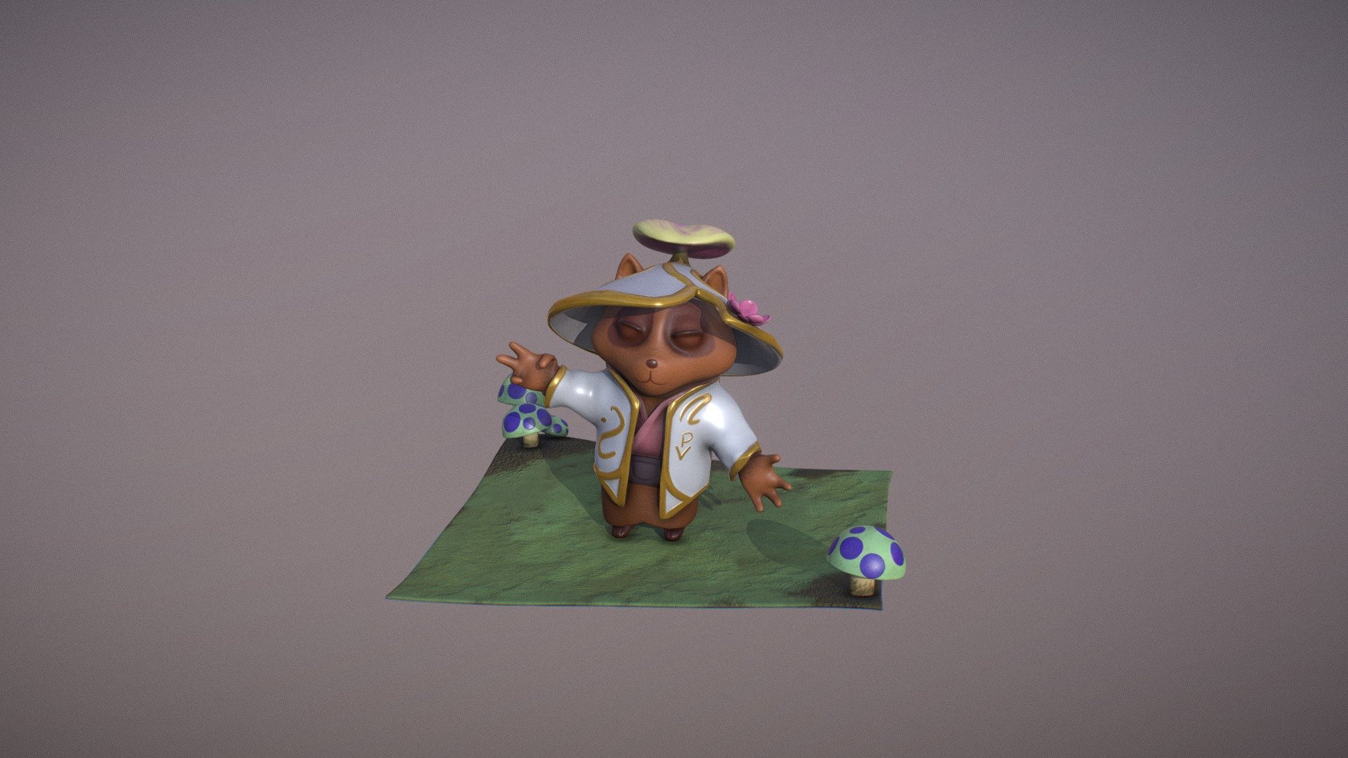 Final - Teemo Peronista - 3D model by RamiroColetti [e4a2068] - Sketchfab
