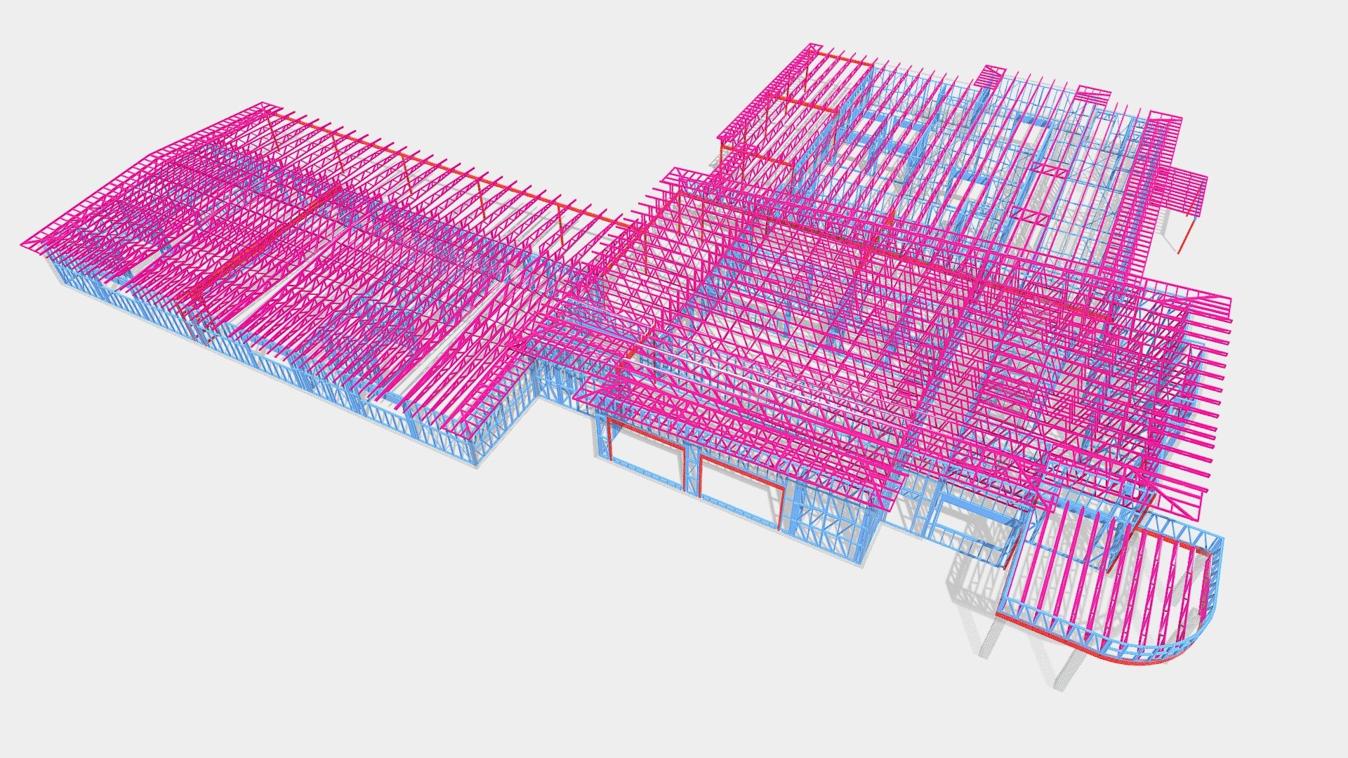 Tuff Truss - Example 1400m² - 3D model by Tuff Truss & Frames ...