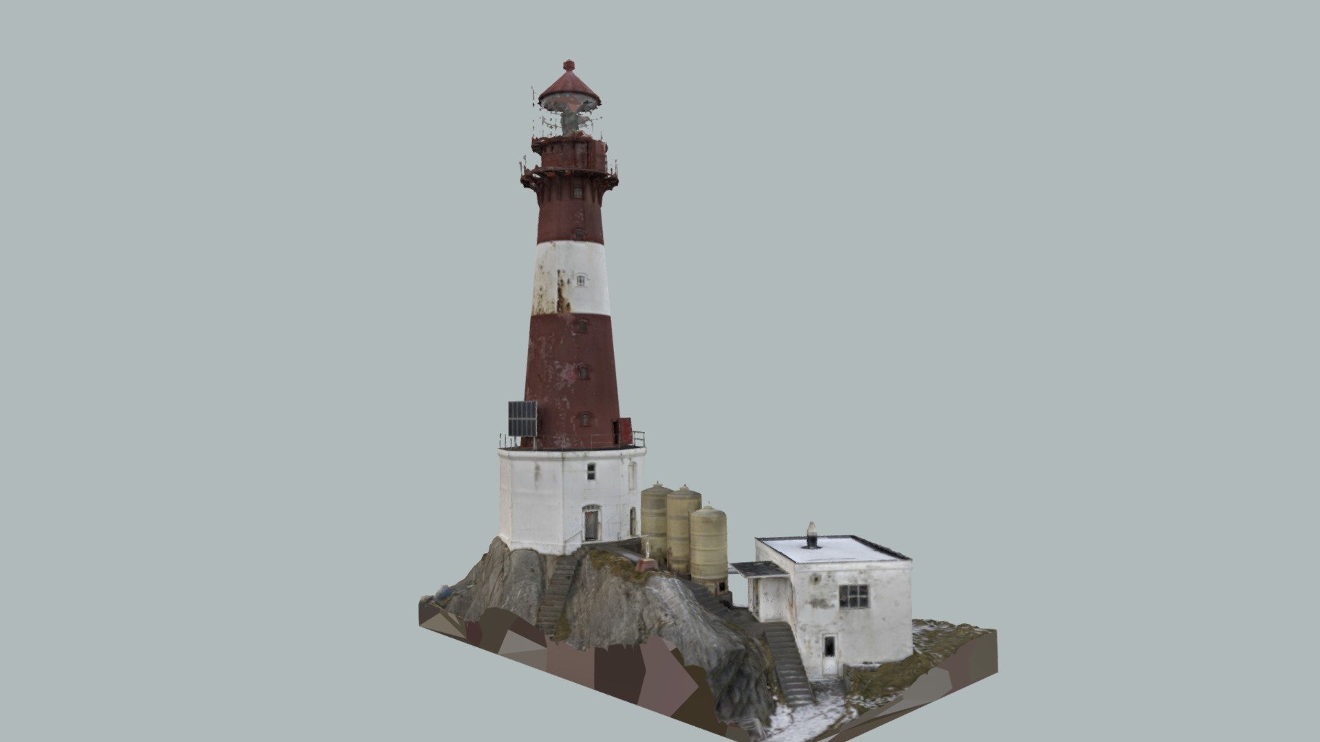 Ytterøyane fyr 2023 - 3D model by Kystverkmusea [e4a4a5f] - Sketchfab