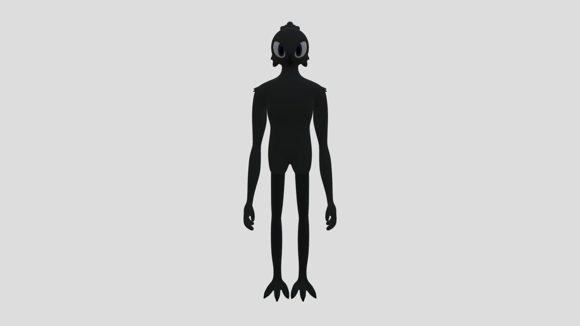 Furry Crow - Download Free 3D model by Proto 1128 (@KCL1128JKHC ...