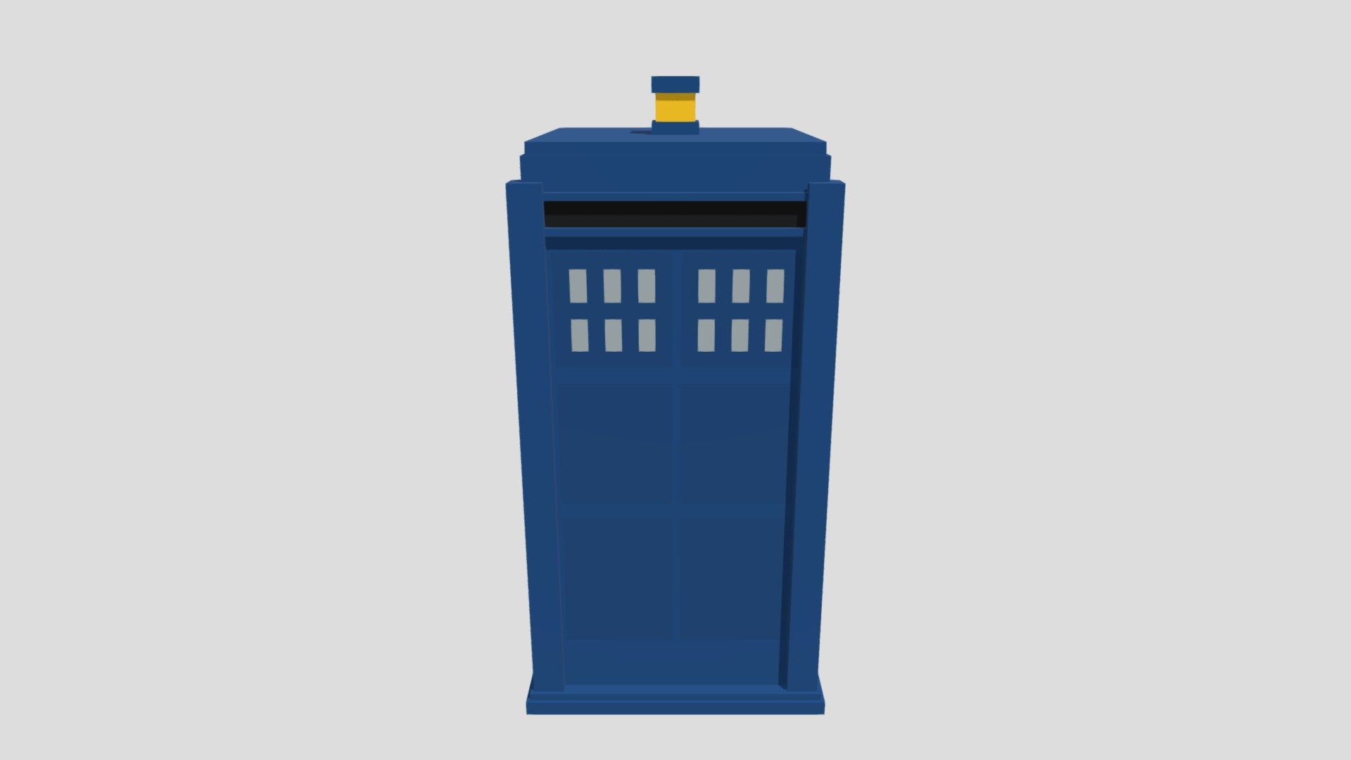My TARDIS - 3D model by ClloudyYT (@stumbid1) [e4a749c] - Sketchfab