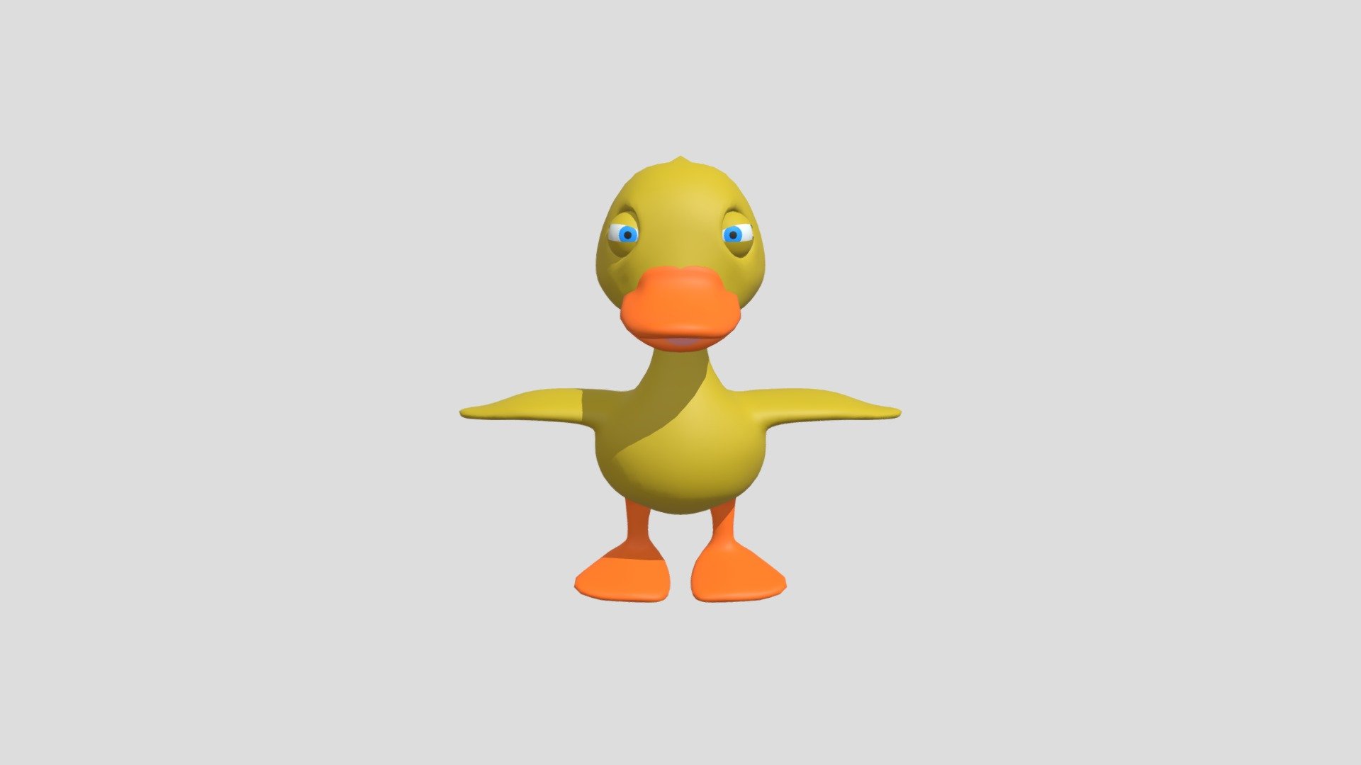 Quack Adorable Stylized Cartoon Duck 3D Model - 3D model by idevilal ...