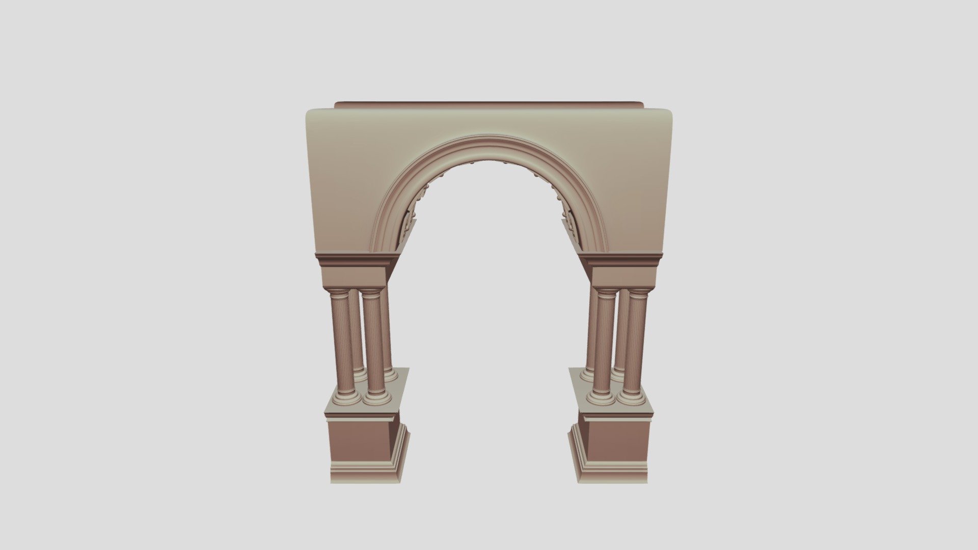 Arch of victory - 3D model by kaldenngawang1121 [e4a857c] - Sketchfab
