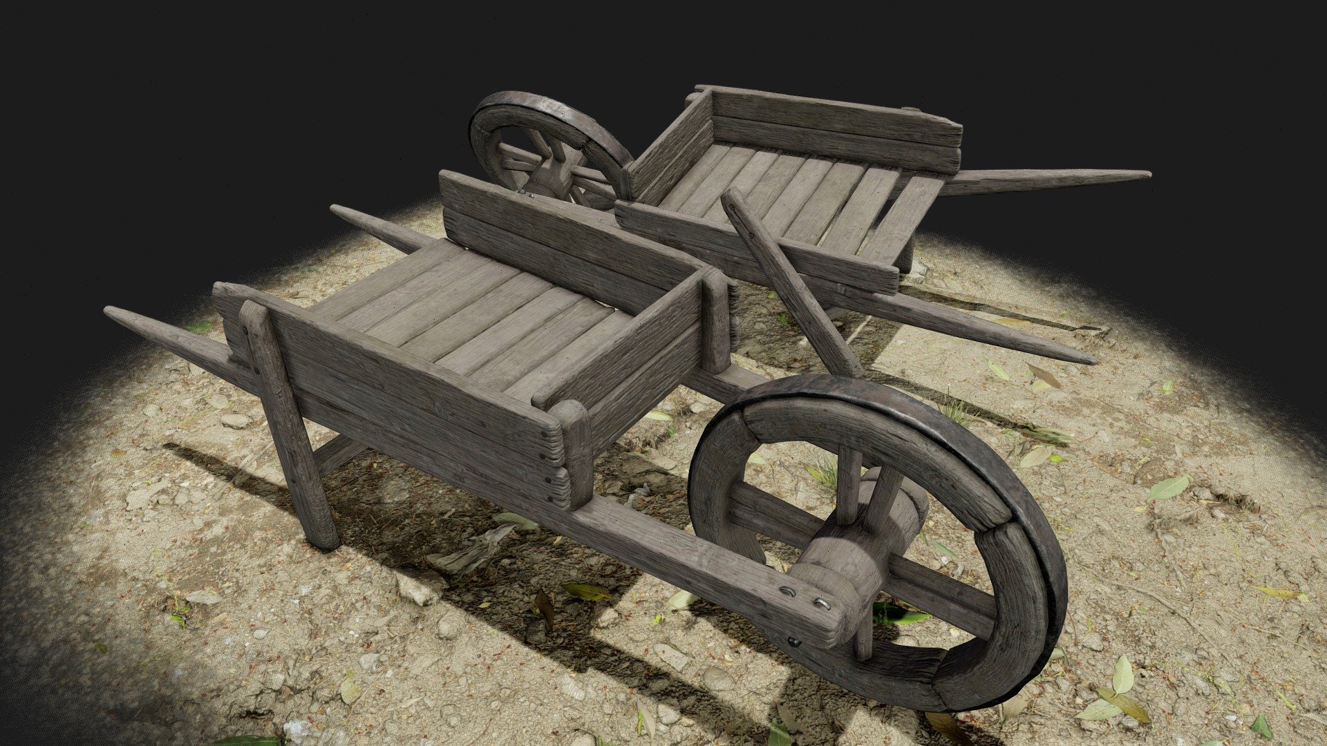 Wheelbarrow - 3D model by borgog [e4a960c] - Sketchfab