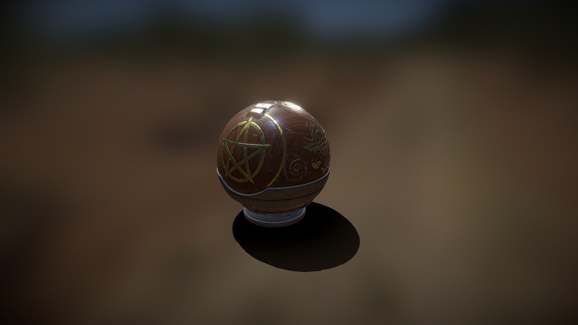 Mystical Sphere - Download Free 3D model by luizgu3d [e4a9c08] - Sketchfab