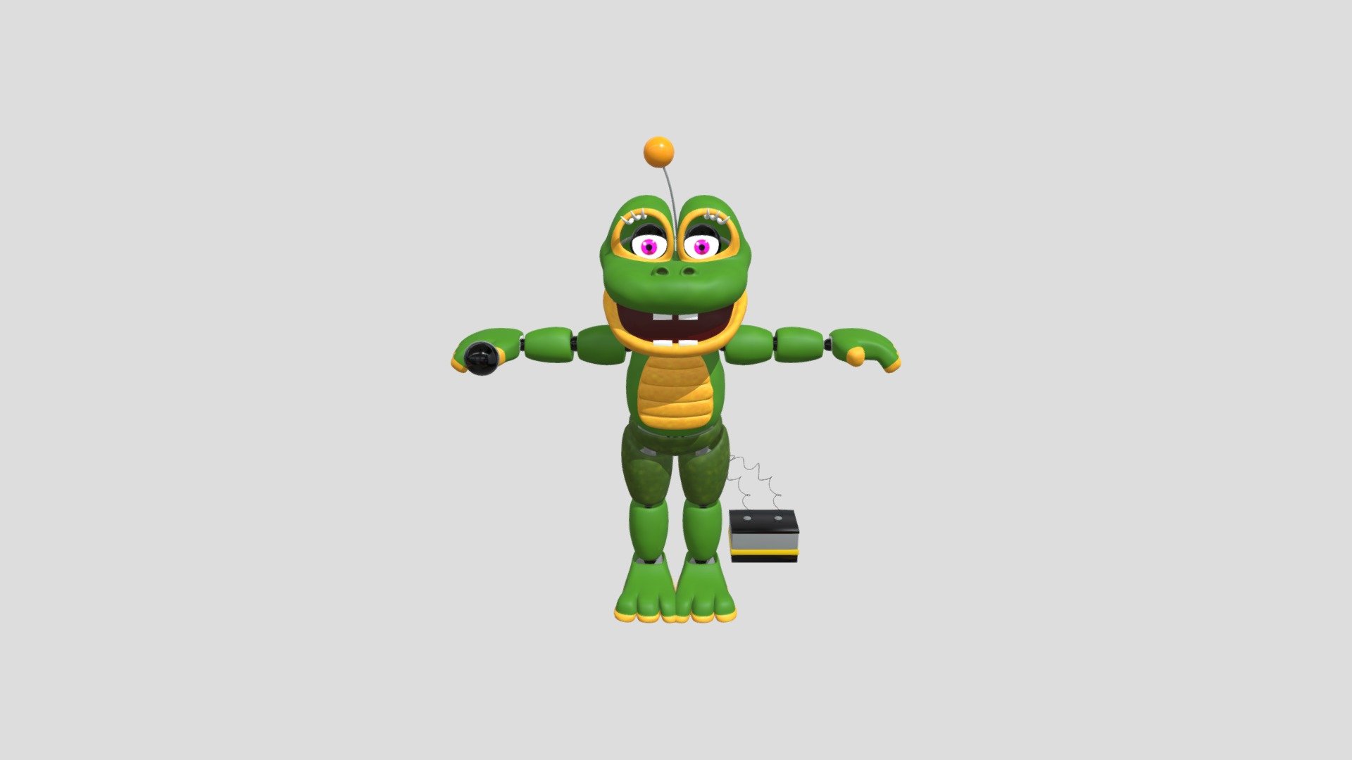 Happy Frog - Download Free 3D model by skylajade69 [e4a9d0d] - Sketchfab